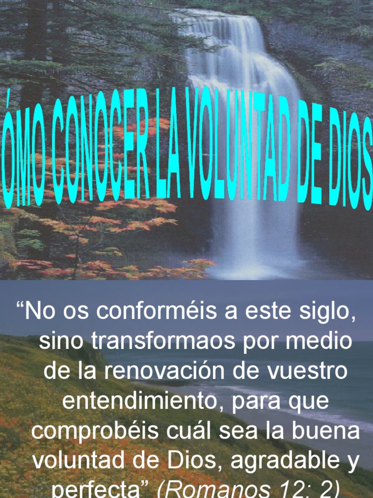 Como Conocer La Voluntad de Dios | PDF | Fe | Teología