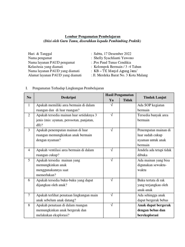 TM KBL PAUD DikSar | PDF