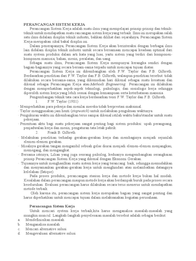 Ergonomi Perancangan Sistem Kerja II 04 | PDF | Komputer