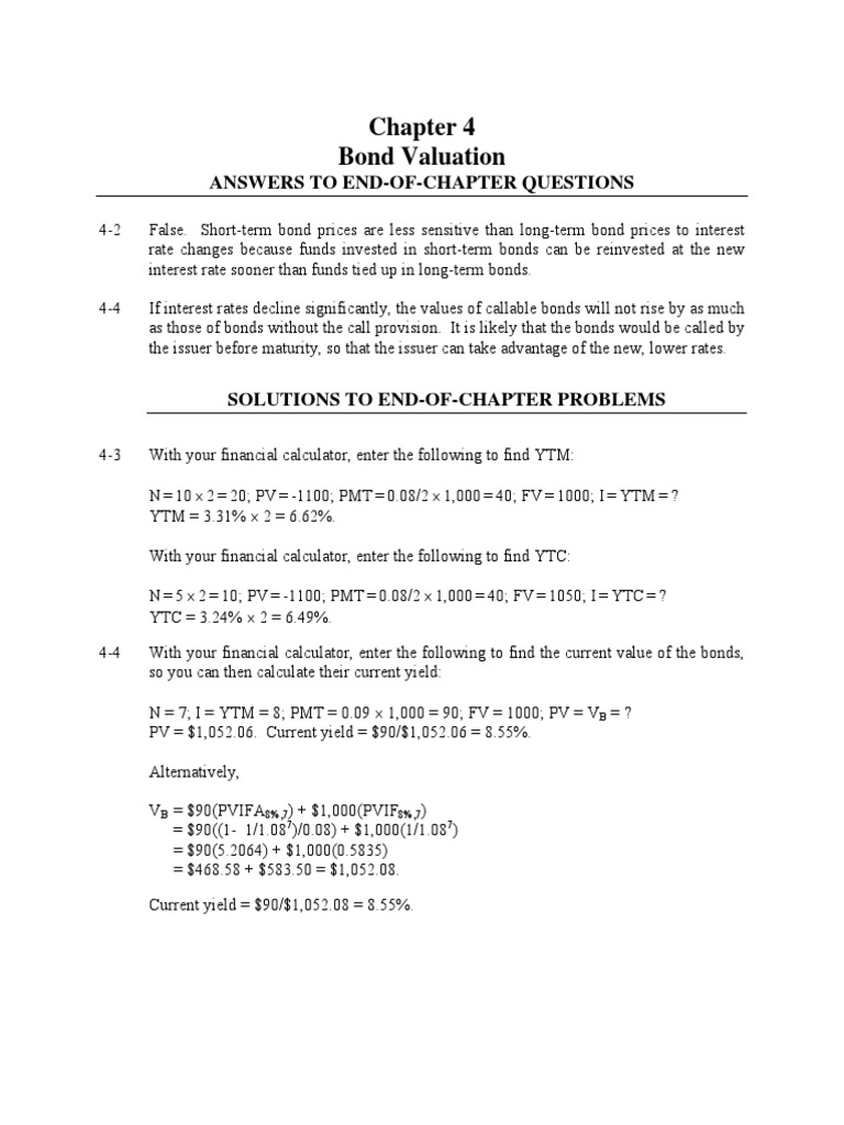 Bond Valuation | PDF | Bonds (Finance) | Yield (Finance)