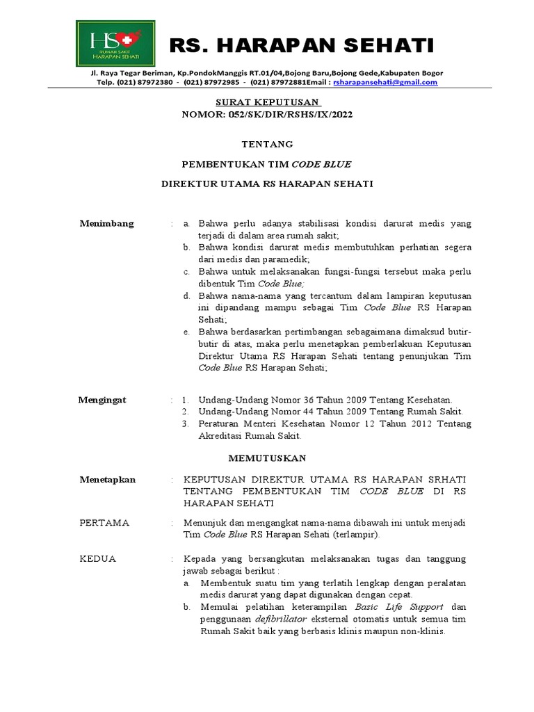 SK Tim Codeblue | PDF