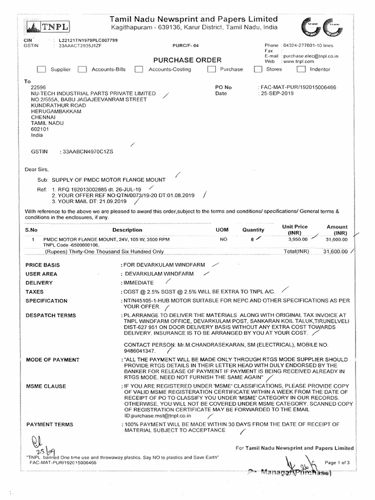 Tnpl Po192015006466 Pdf