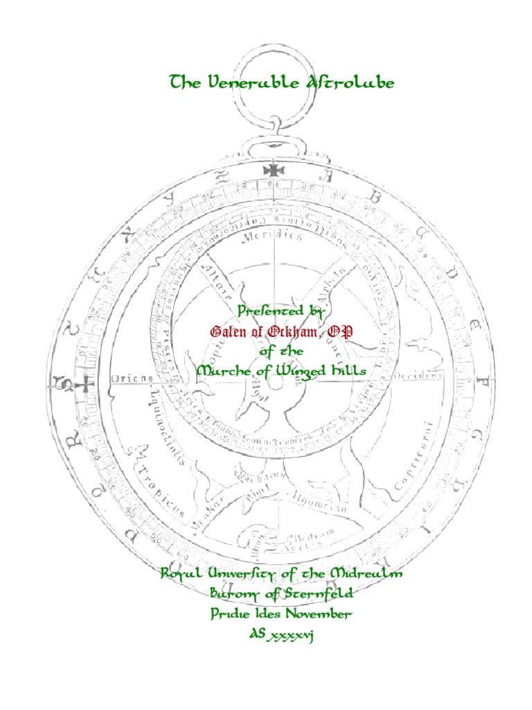 The Venerable Astrolabe | PDF | Twilight | Science
