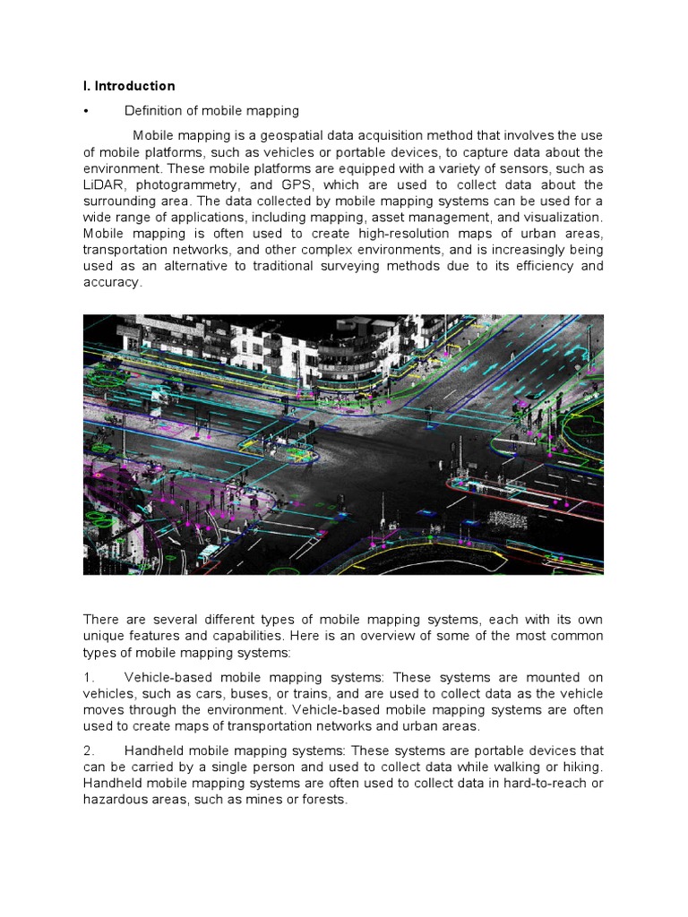 Mobile Mapping | PDF | Lidar | Earth Sciences