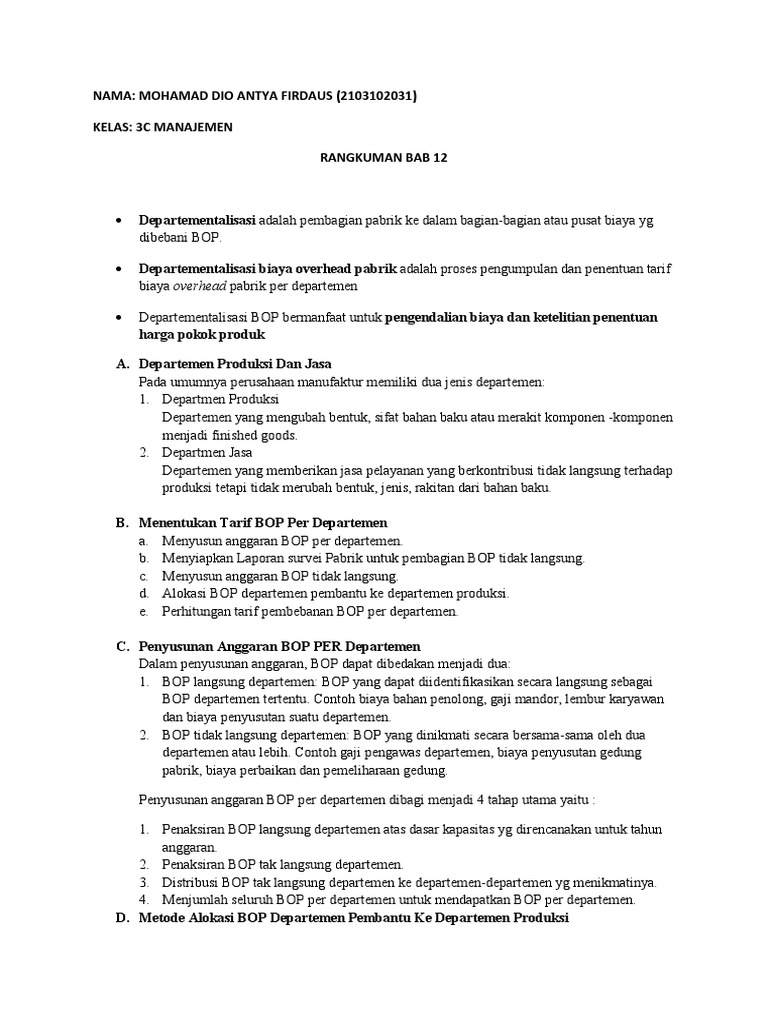 Bab 12 - Mohamad Dio Antya Firdaus - 2103102031 | PDF | Komputer | Teknologi & Rekayasa