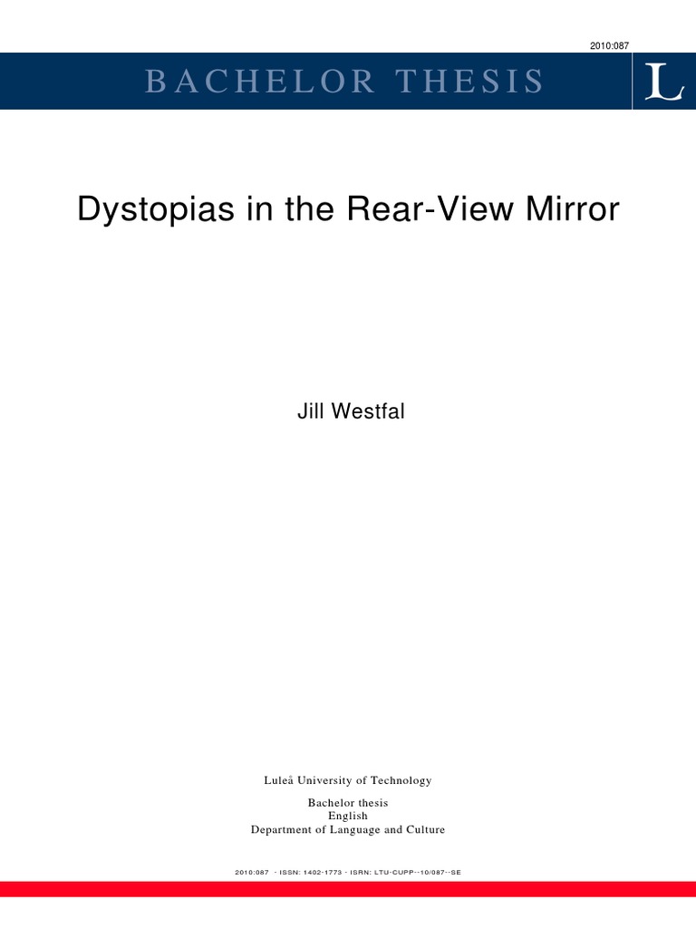 Dystopias in The Rear-View Mirror | PDF | Dystopia | Utopian And ...