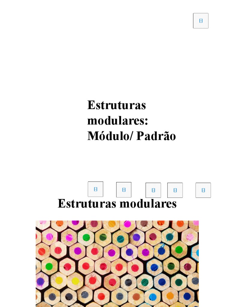 Estruturas Modulares Modulo Padrao | PDF | Simetria | Rotação