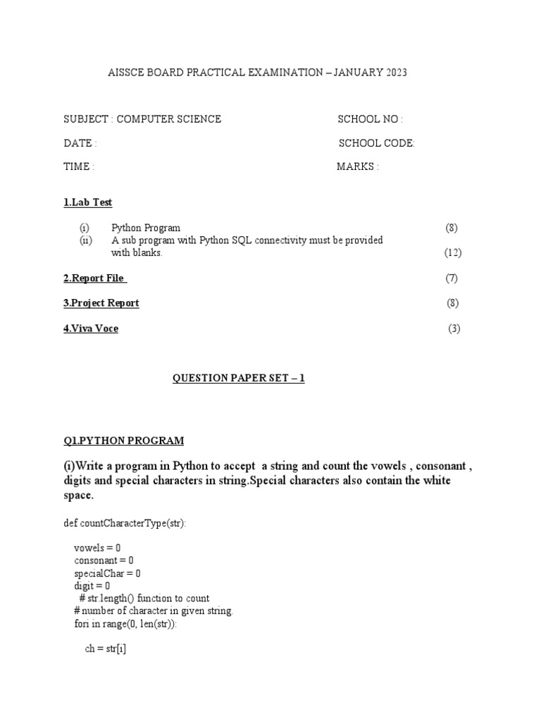 Python Programs For Practicals Pdf Computer Data Software Development