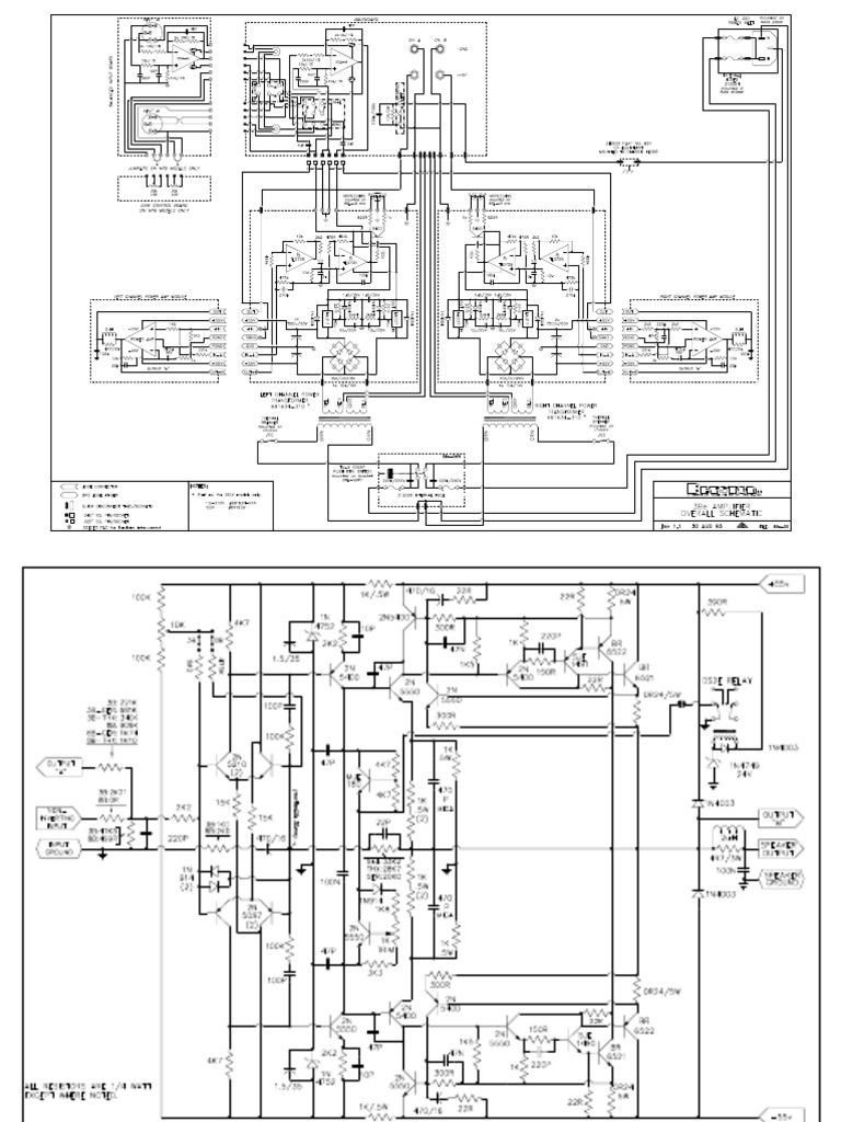 Bryston 3be Amplifier Schematics SCH | PDF