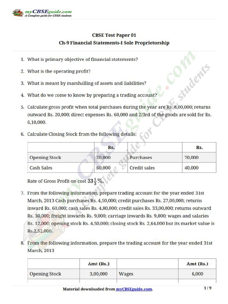 11 Accounts ch9 tp1 | PDF