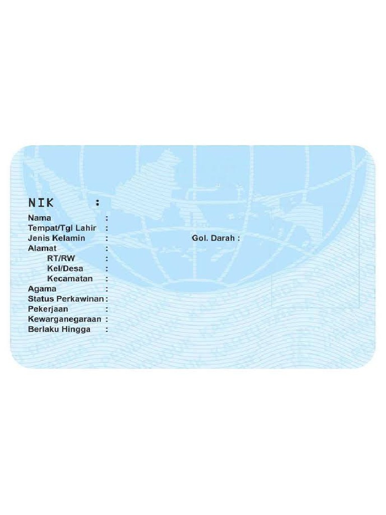 Scan Kartu KTP Kosong | PDF