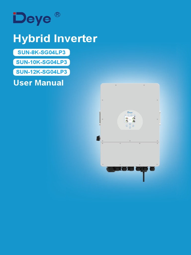 Hybrid Inverter User Manual | PDF | Power Inverter | Direct Current