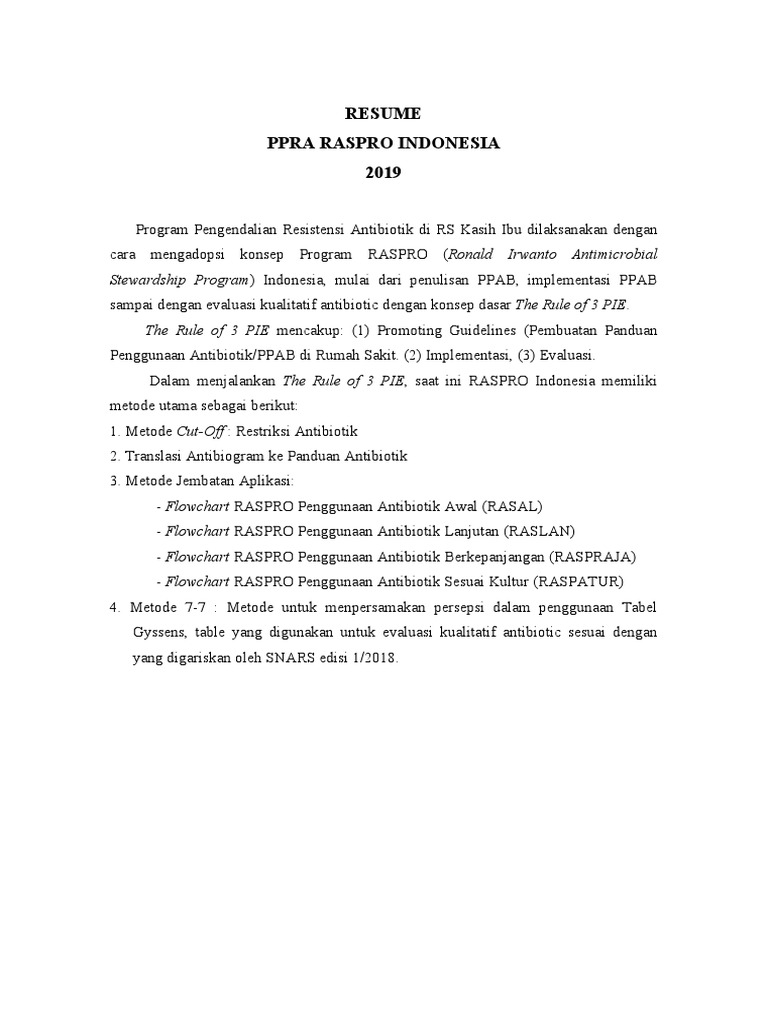 Resume Ppra Raspro 2019 | PDF | Sains & Matematika