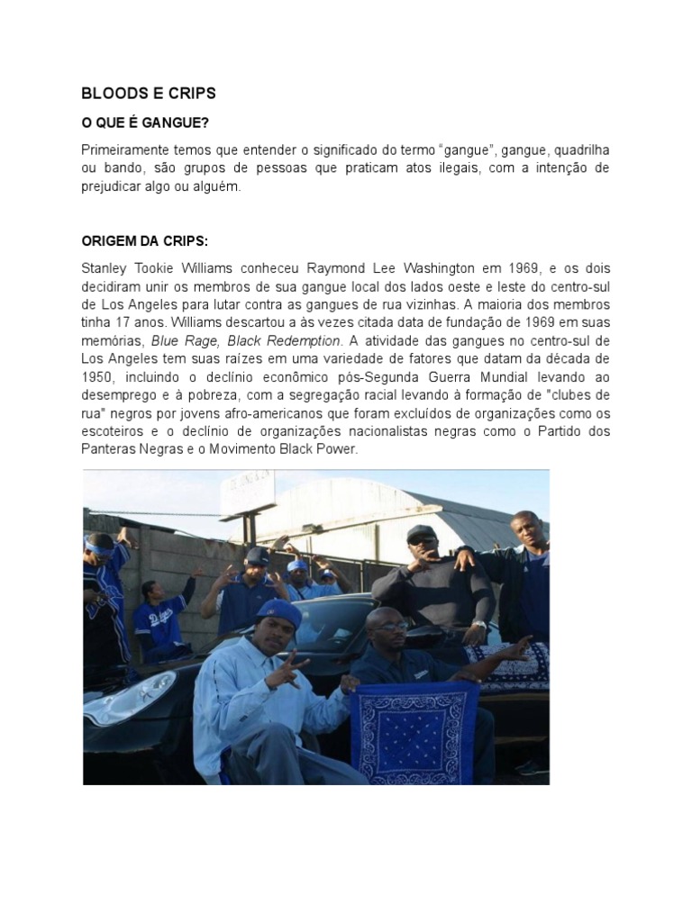 Bloods Vs Crips | PDF