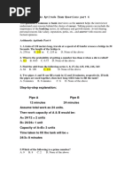 100 General Aptitude Questions With Answers PDF | PDF | Train | Speed