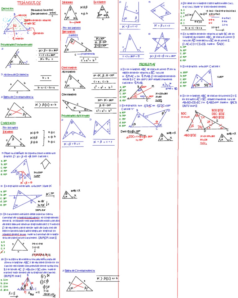 TriÃ¡ngulos | PDF | Triángulo | Politopos
