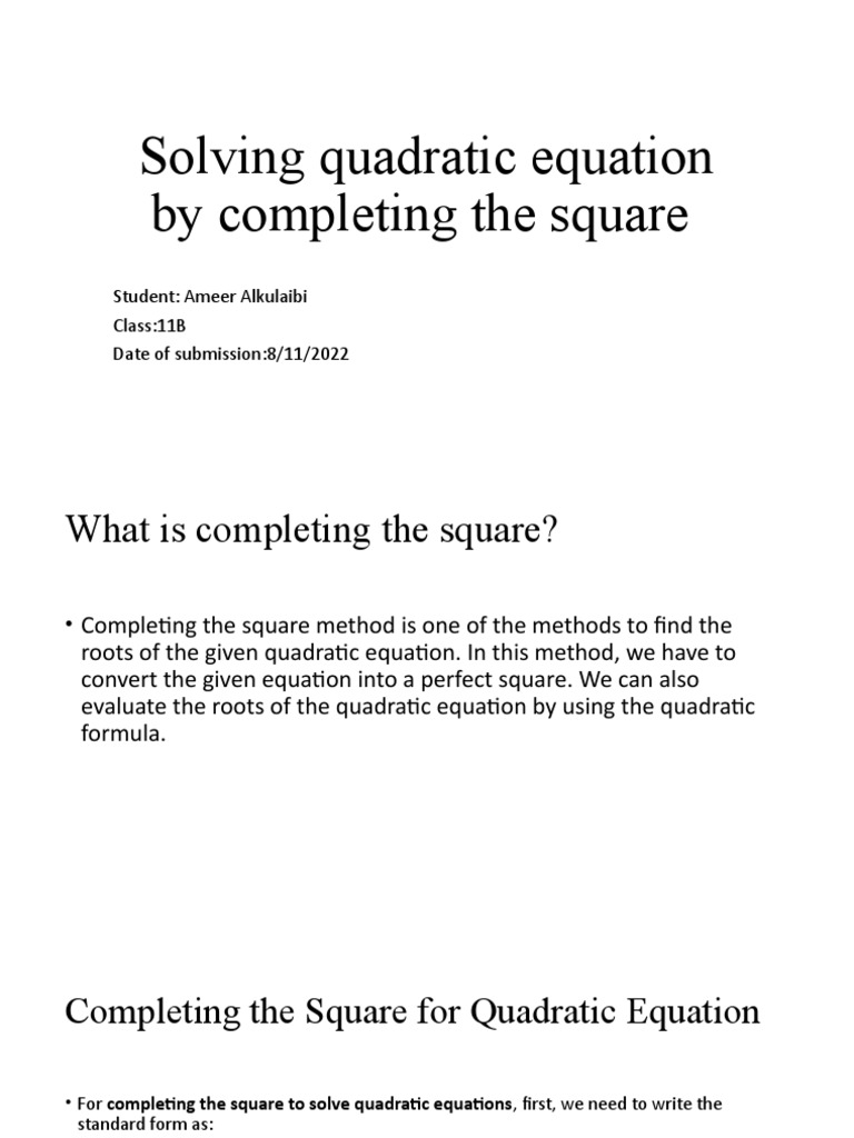 Math Project | PDF | Quadratic Equation | Equations