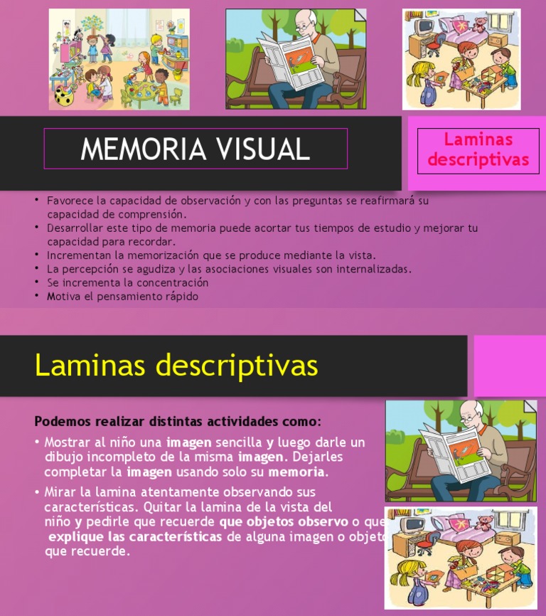Actividades para Desarrollar Memoria Visual | PDF | Hogar, jardinería y ...