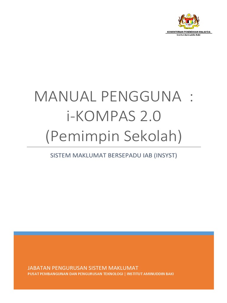 1.1-Manual Pengguna i-KOMPAS 2.0 PS | PDF