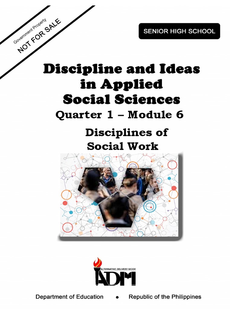 DIASS12 Q1 Mod6 Disciplines-of-Social-Work v2 | PDF | Social Work | Thought