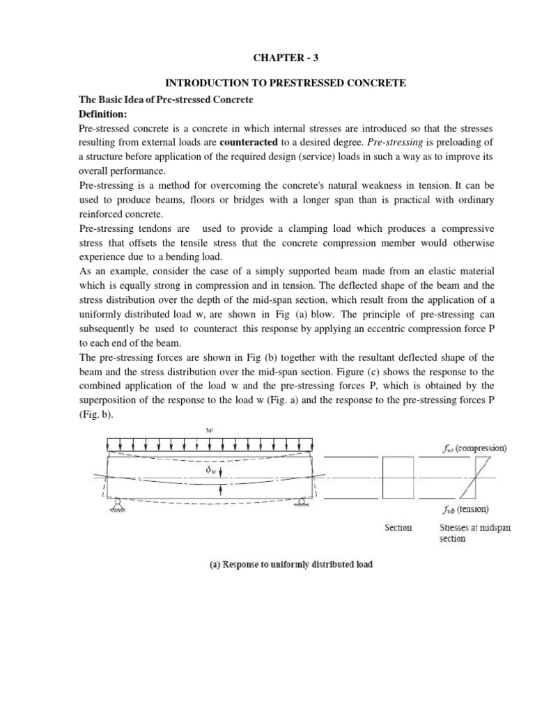 RCC III - Chapter 3 | PDF | Prestressed Concrete | Beam (Structure)