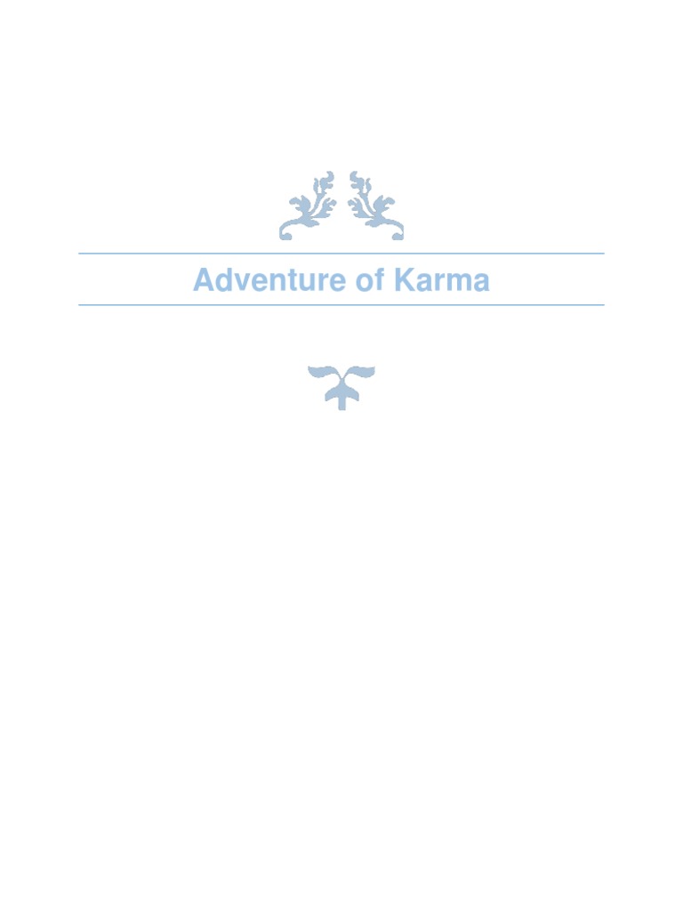 Adventure of Karma | PDF