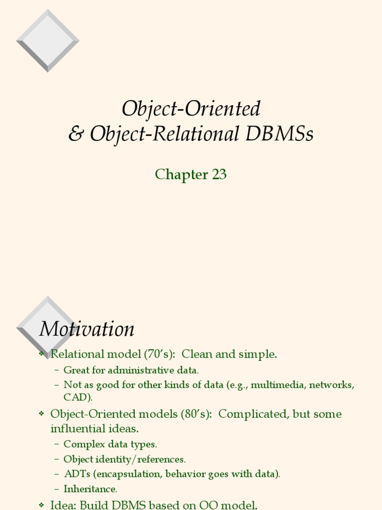 Object Relational | PDF | Relational Database | Databases Object Relational | PDF | Relational Database | Databases