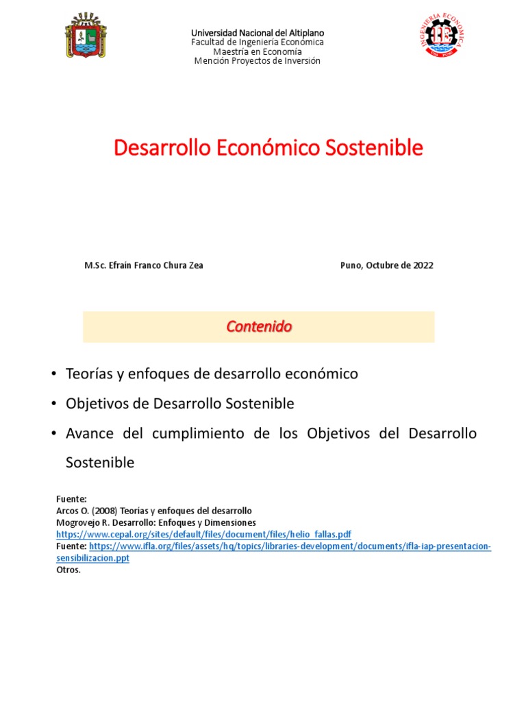 7 Desarrollo Económico Sostenible | Descargar gratis PDF | Índice de Desarrollo Humano ...