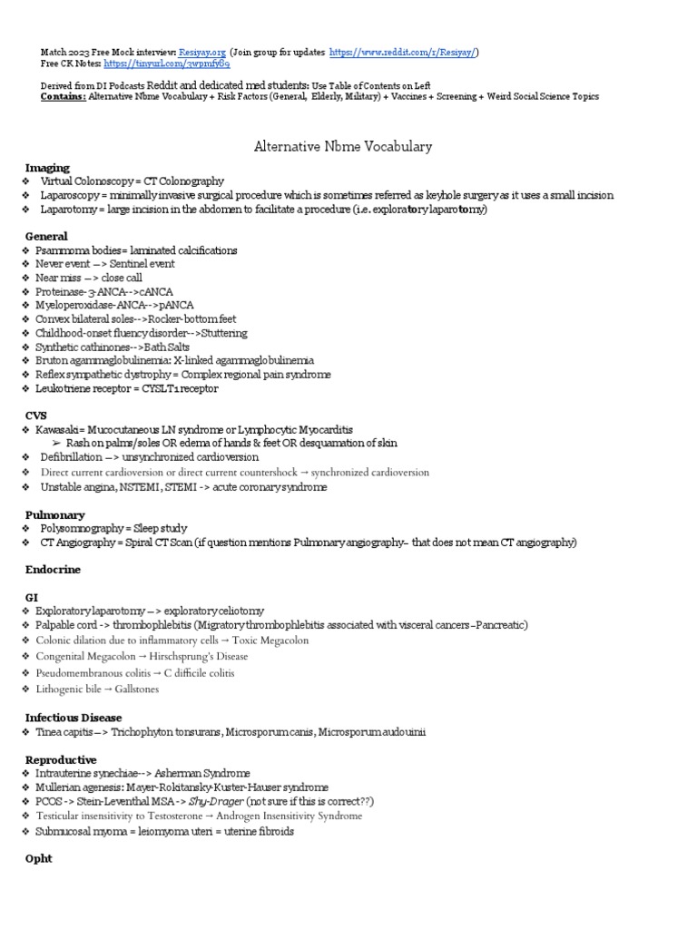 Step 2 CK RF - Screening - Vaccine | PDF | Traumatic Brain Injury ...