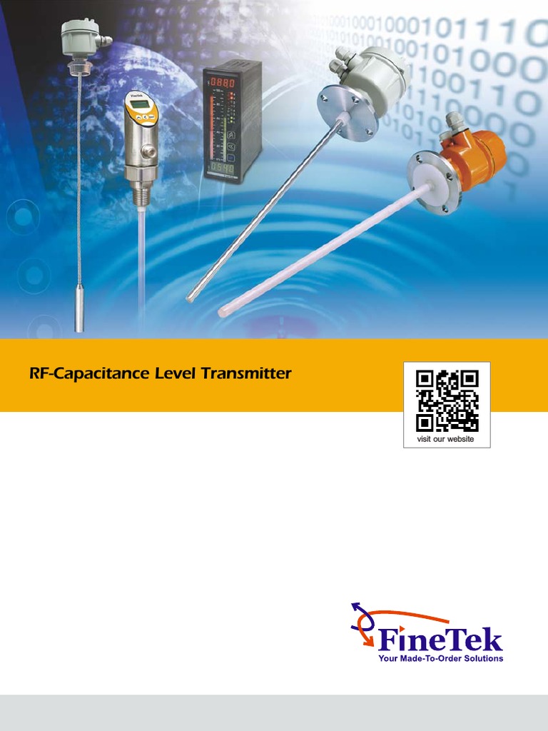 EB RF-Capacitance Level Transmitter - B0 | PDF | Insulator (Electricity) | Screw