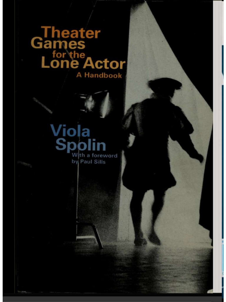 Theater Games For The Lone Actor - Viola Spolin | PDF
