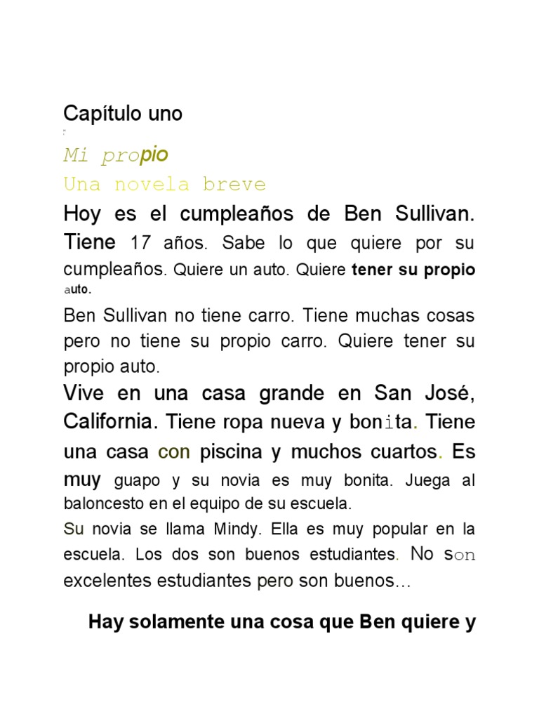 1 Mi Propio Auto | Descargar gratis PDF | Autobús
