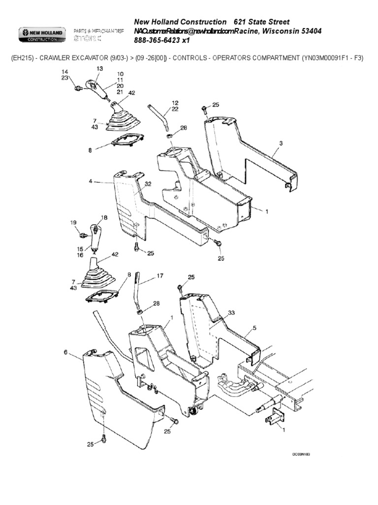 Controls - Operators Compartment (Yn03m00091f1 - f3) | PDF | Screw ...
