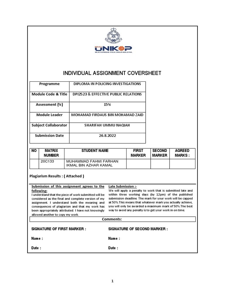 Inndividual Assignment Muhammad Fahmi Farhan Ikmal Bin Azhar Kamal 20C133 | PDF | Samsung ...
