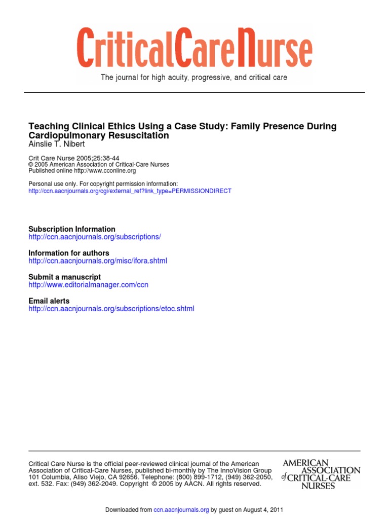Case Study On Resuscitation | PDF | Cardiopulmonary Resuscitation | Nursing