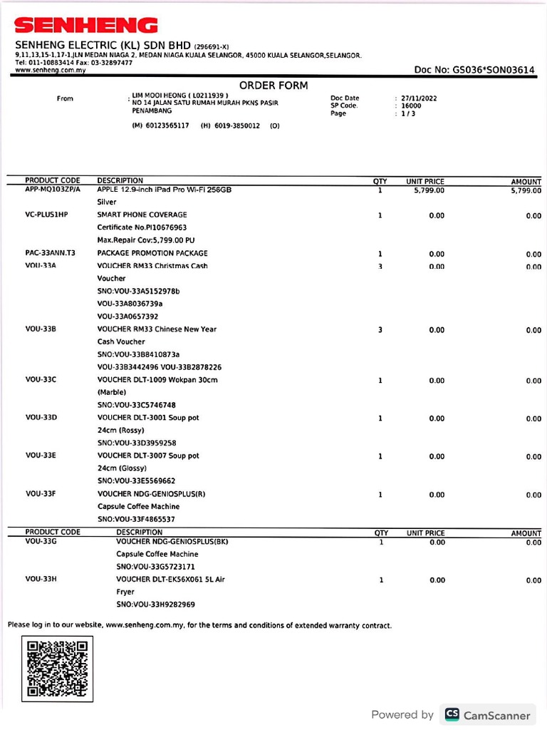Ipad Receipt | PDF