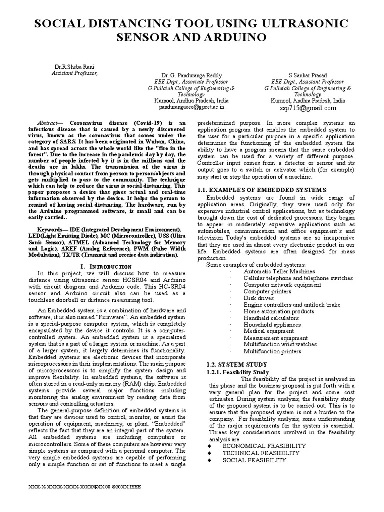 Paper IEEE Template 10.11.21 | PDF | Arduino | Light Emitting Diode