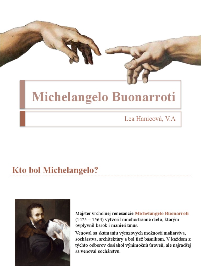 Michelangelo Buonarroti | PDF