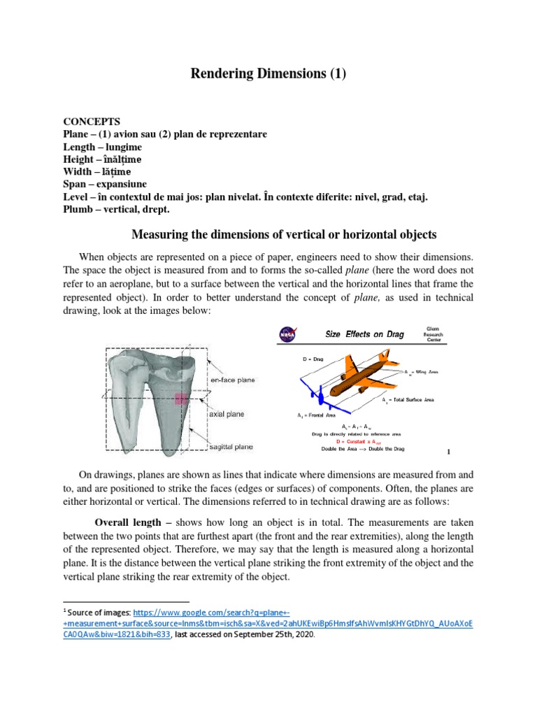 Rendering Dimensions (1) : Measuring The Dimensions of Vertical or ...