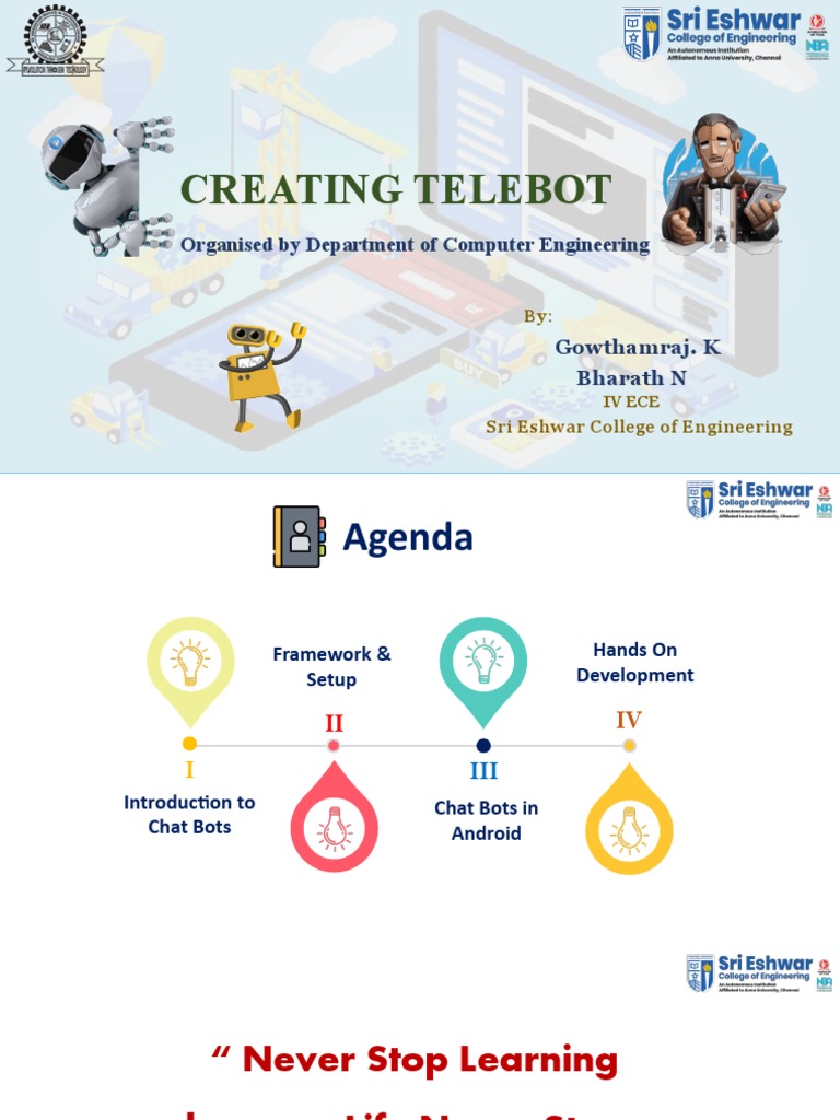 Creating Telebot - Ranganathar College-1 | PDF | Application Software ... Creating Telebot - Ranganathar College-1 | PDF | Application Software ...