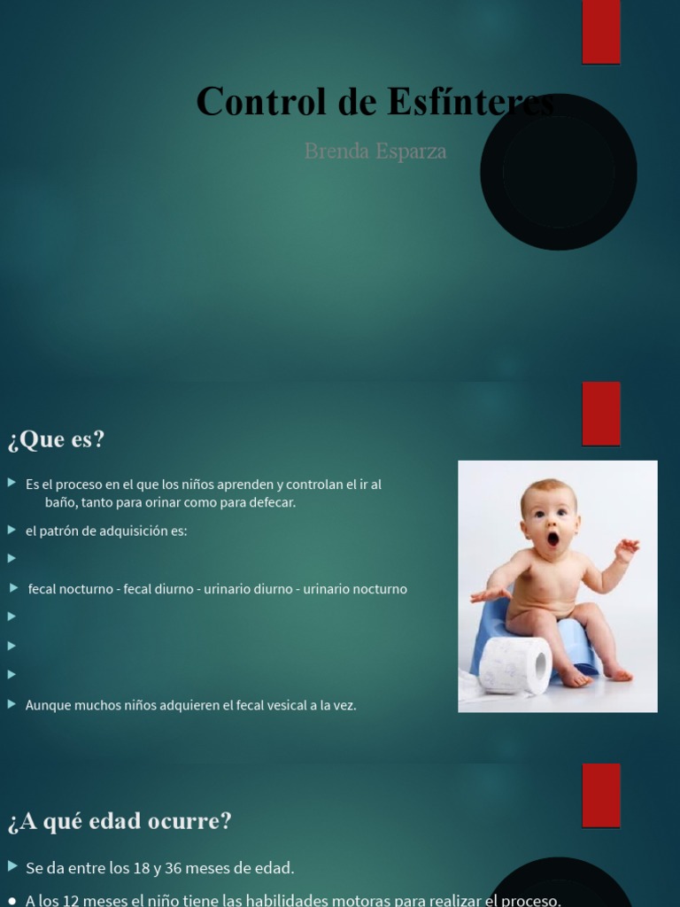 Control de Esfínteres | PDF | Vejiga urinaria | Medicina CLINICA