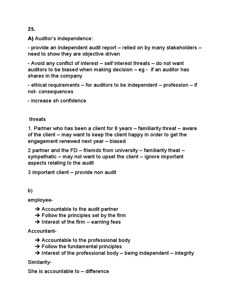 Auditor Independence and Objectivity Key for Stakeholder Confidence ...