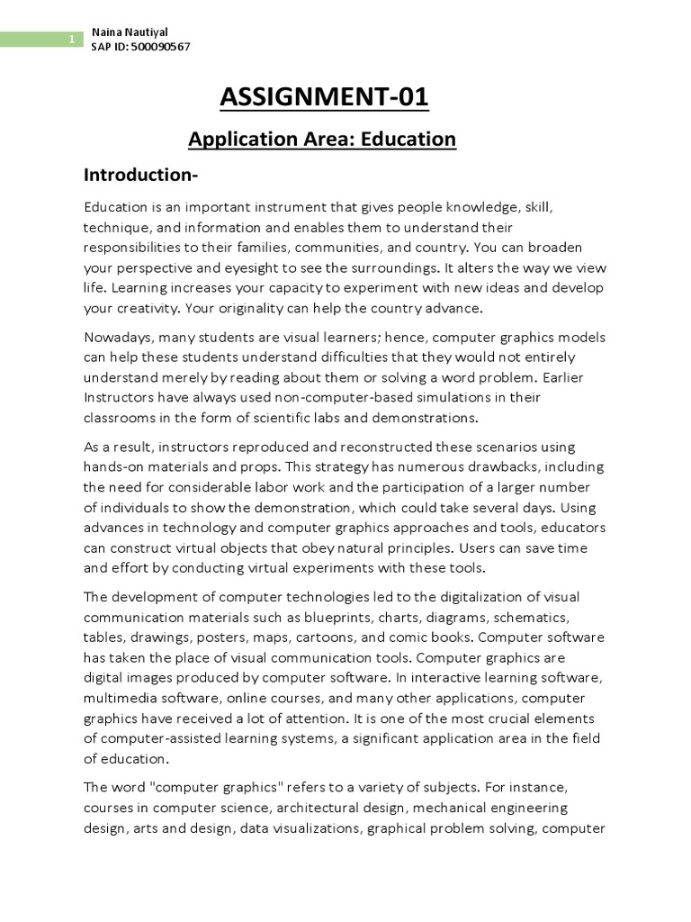 Assignment - 01 CG | PDF | Graphics | Computer Graphics