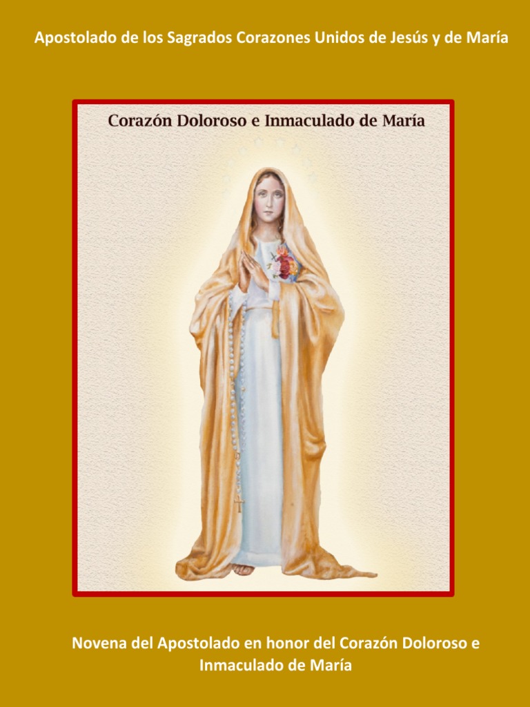 Novena Corazon Doloroso e Inmaculado | PDF | María, madre de Jesús ...