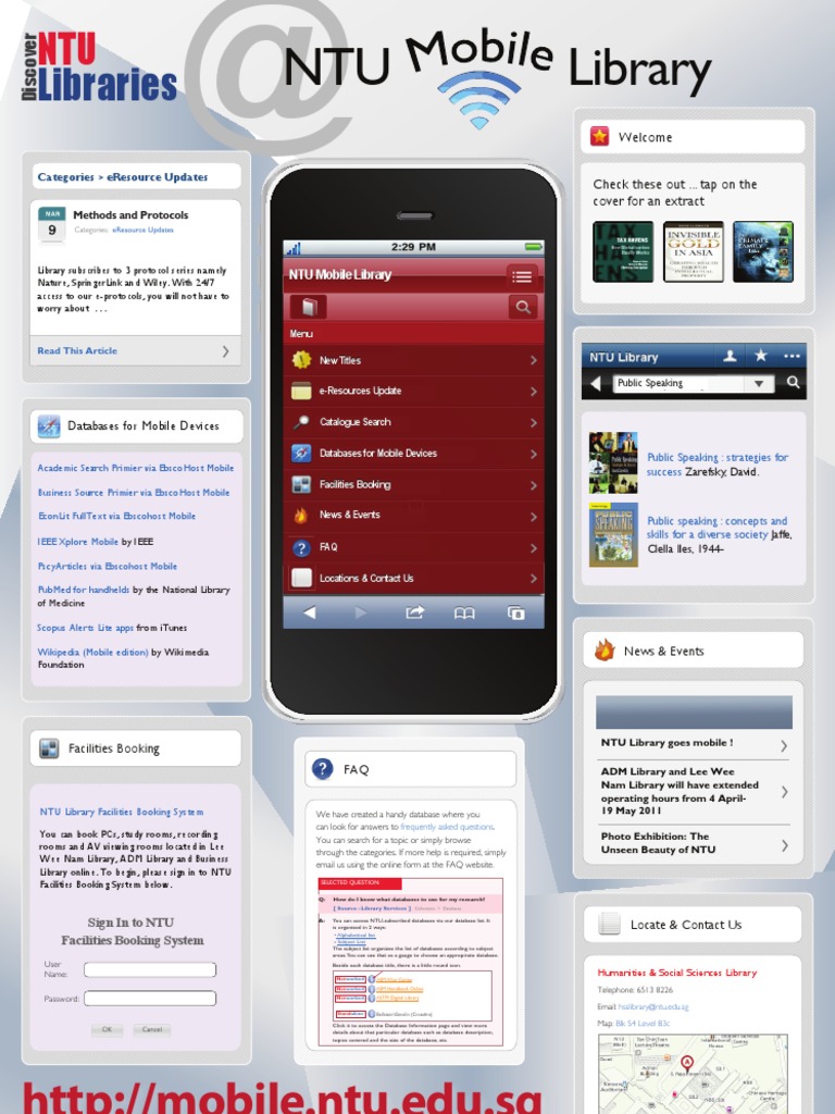 Mobile Poster | PDF | Libraries | Databases