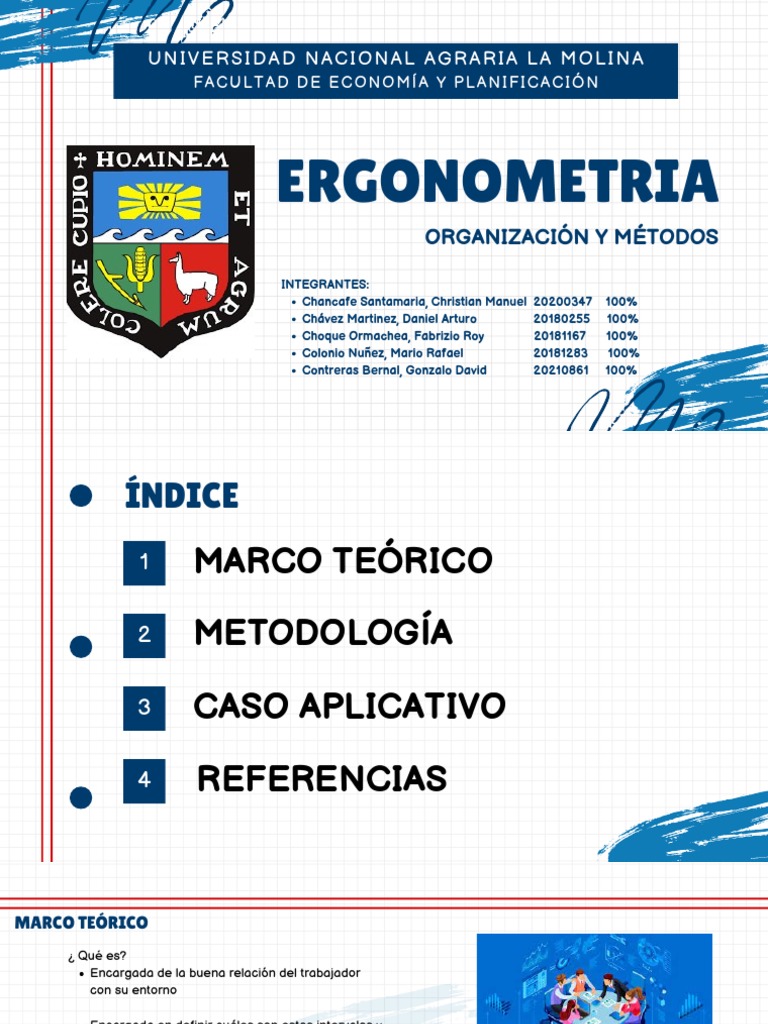 Ergonometria GRUPO 4 | PDF | Factores humanos y ergonomía | Fuerza
