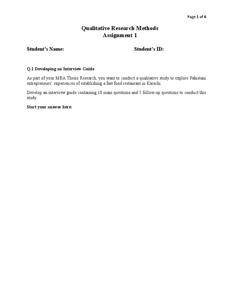 QRM Assignment 1 - Qualitative Data Analysis | PDF | Islamic Banking ...