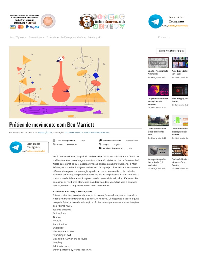 Motion Practice Com Ben Marriott - Cursos Premium Online | PDF ...