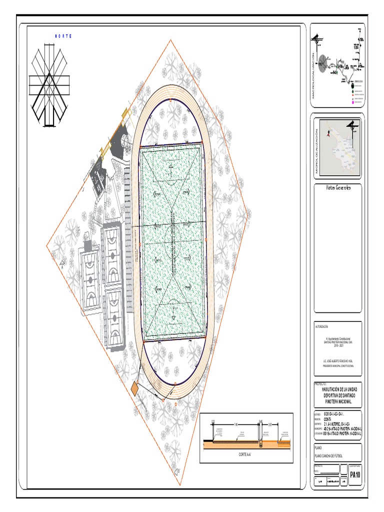 112-Pa10 Plano Cancha de Futbol | PDF