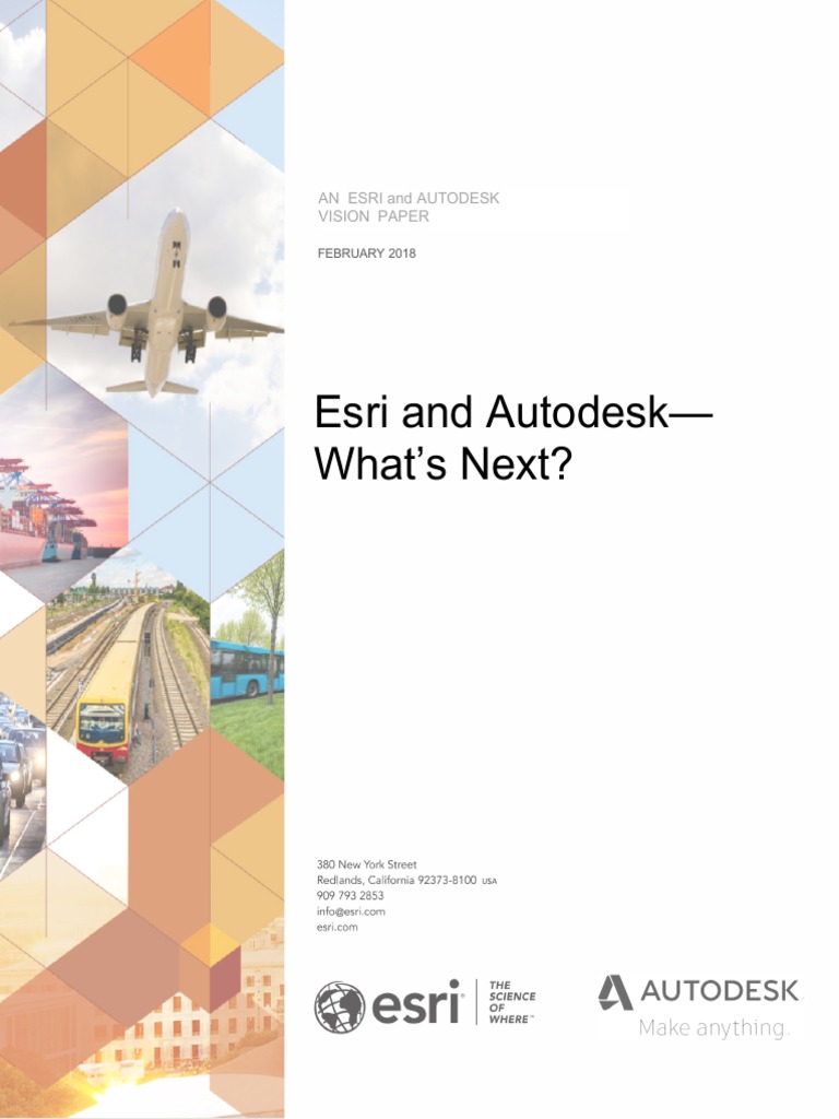 Esri ADSK Vision Paper | PDF | Esri | Building Information Modeling Esri ADSK Vision Paper | PDF | Esri | Building Information Modeling